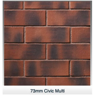 CARLTON 73MM CIVIC MULTI FACING BRICK (428PP) – SJS Building Supplies ...